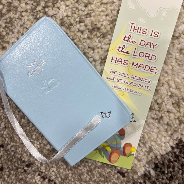 Christening Gift New Testament Personalized Baby Bible Keepsake ...