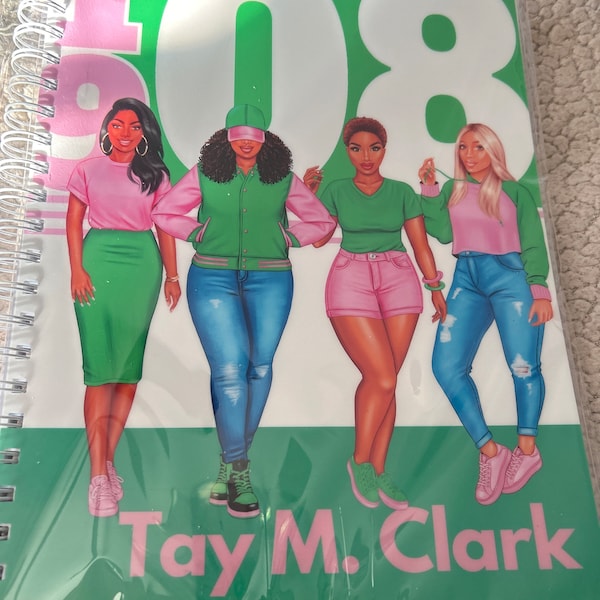 1908 Sisterhood in Pink & Green | the Original Planner Notebook ...