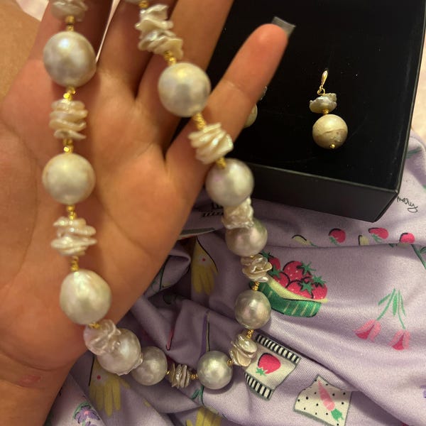 Turquoise and Tiger’s Eye Statement Necklace With Gold Plated Pendant, Beaded Gemstone Jewelry ...