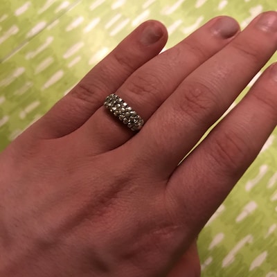 80's Sterling Coral Pyrite Art Deco Style Figure 8 Bling - Etsy