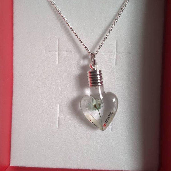 Rice Jewelry, Name on Rice Necklace, Swarovski Crystal, Unique Jewelry ...