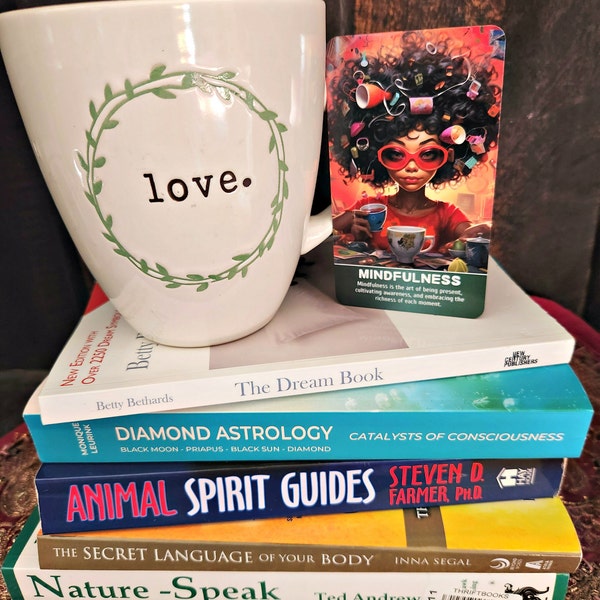 Tea Leaf Oracle Card Deck With Guidebook | 51 Tarot-sized Cards ...