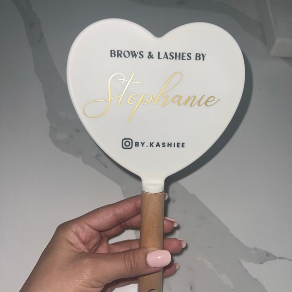 Lash and Brow Mirror Prop, Lash Artist Custom Mirror Gift, Salon Decor ...