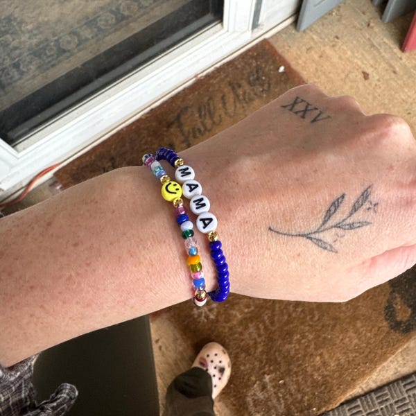 Kids Name Bracelet, Personalized Child Jewelry, Letter Bracelets ...