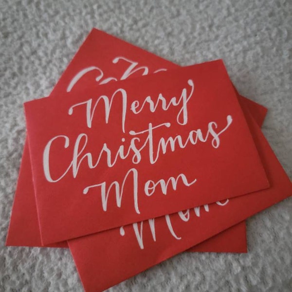 Personalized Gift Card Envelope Mini Envelope Wedding Guests Favors ...