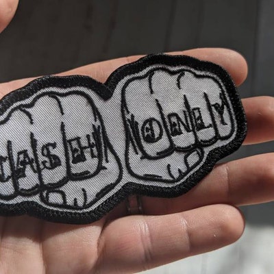 Black & White Deaths Head Moth Patch, Handmade - Etsy