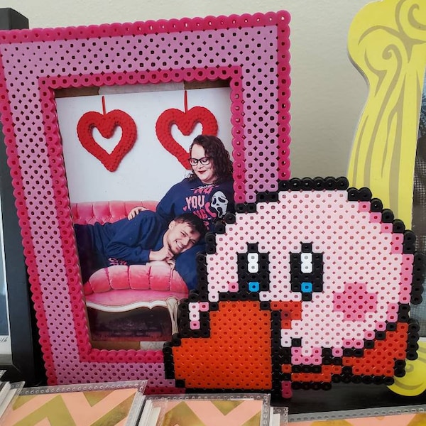 Kirby Picture Frame, Videogame Frame, 8bit Frame, Wall Decor, Office ...
