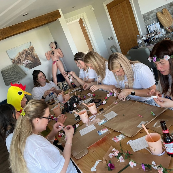 Paint Your Own Willy Hen Party Bagsparty Favours Hen Gifts Bridal Gifts ...