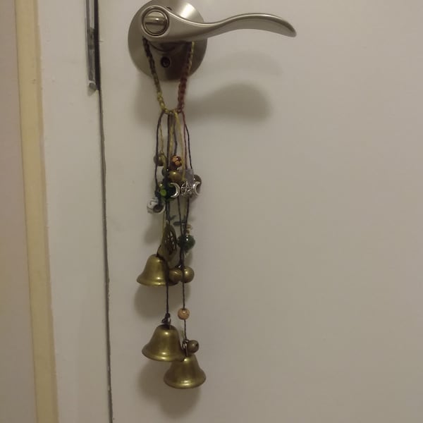 Handmade Witch Bells, Witch Bells and Wind Chimes, Hanging Bells for ...