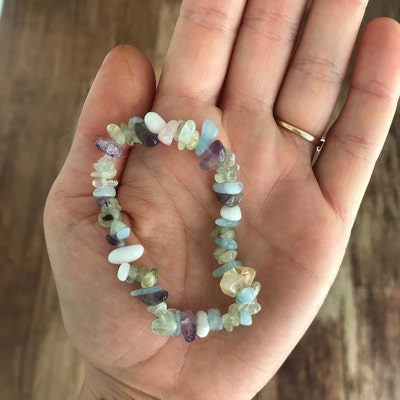 Crystal Gemstone Chip Bead Strands with Holes - Etsy