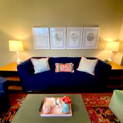 Personalized Map Print, Set of Four, Map Prints, Custom Locations, City ...