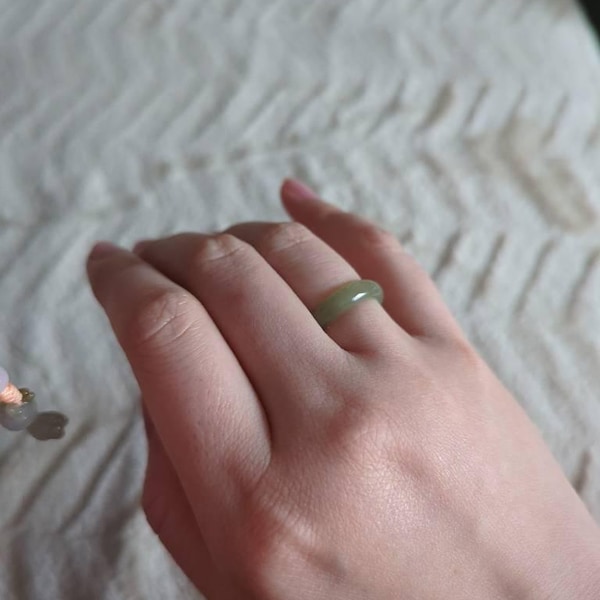 Certified High Grade Jade Bangle, 59.3mm Spring Water Green Jade Bangle ...