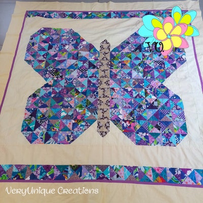 PDF Flutterfly Quilt Pattern Digital Download by Slice of Pi Quilts fat ...