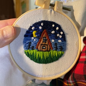 DIY Cat Punch Needle Kit for Beginner, DIY Unfinished Embroidery Kit ...