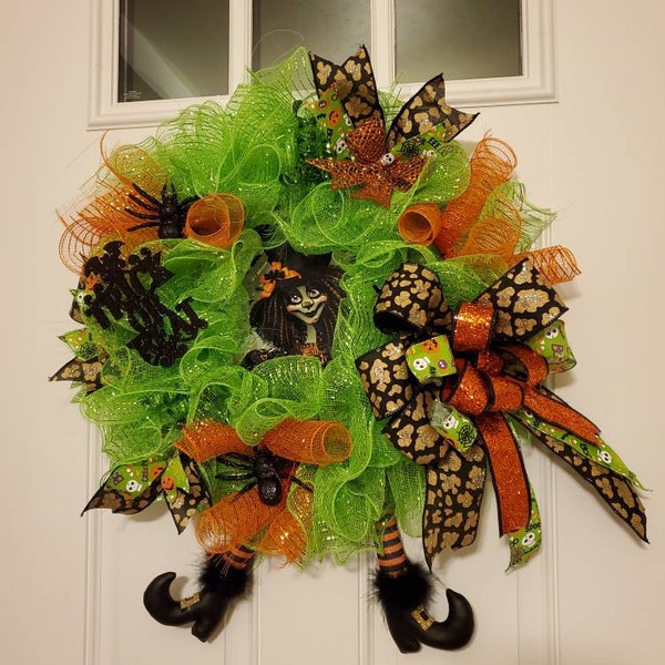 Witch Wreath Sign, Round Wreath Sign, Wreath Attachment, Metal Sign - Etsy