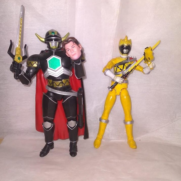 3D Printed & Painted Power Rangers Turbo Morpher / Carranger Accel ...