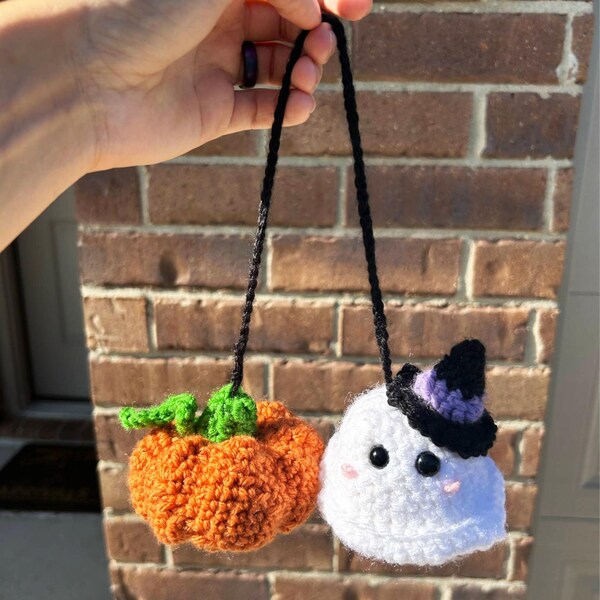 Pumpkin Crochet Pattern, Ghost Crochet Pattern, Halloween Crochet ...