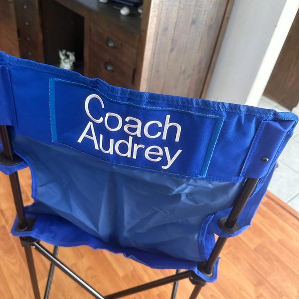 Personalized Coach Gift - Baseball Football Adult Folding Chair ...