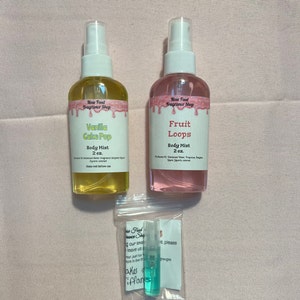 Cherry Vanilla Marshmallow Body Mist Body Splash Body Spray - Etsy