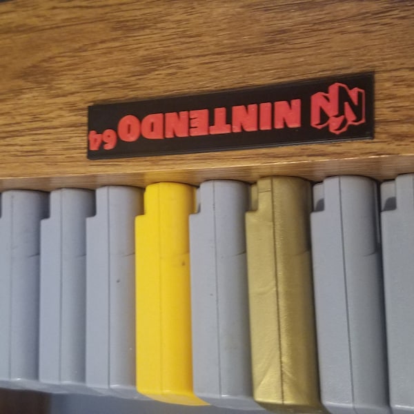 Nintendo 64 Shelf Logo (N64) - Etsy