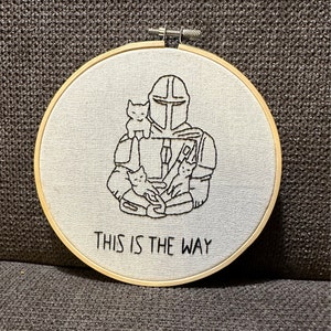 PDF Alien Cat Embroidery Pattern Cat Embroidery Pattern Embroidery ...