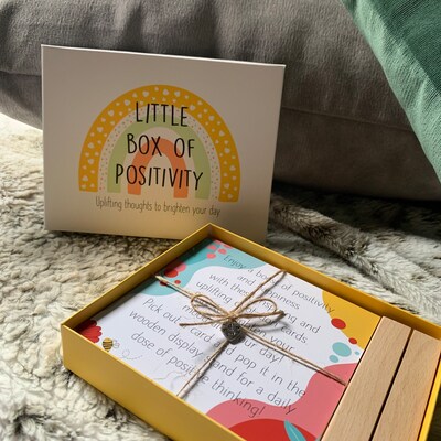 Affirmation Cards Positivity Cards With Wooden Stand, Positive ...