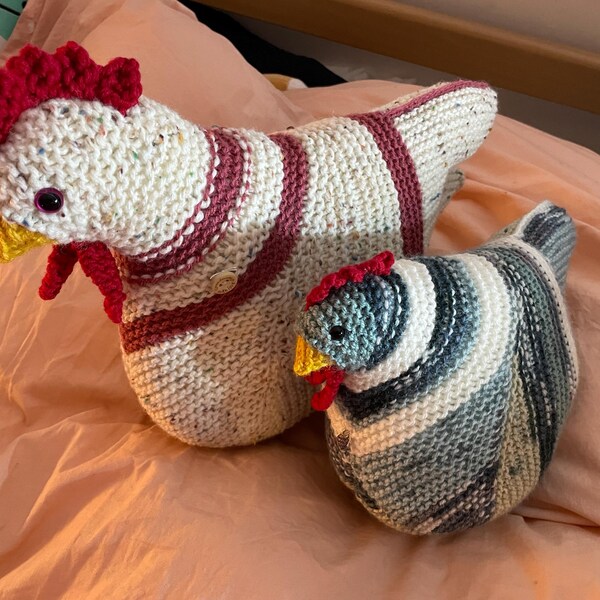 Knitted - Emotional Support Chicken™ Pattern (original and Only Legal ...