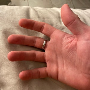 Simple Stainless Steel Ring Basic Band Size 7-11 - Etsy