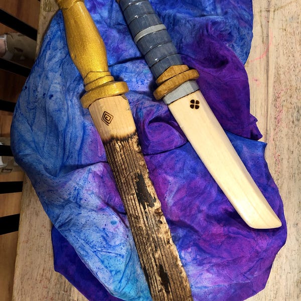 CORSAIR/ Hand Made Wood Toy Boat/ Blue and Yellow - Etsy