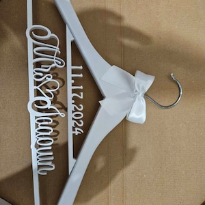 Wedding Dress Hanger, Mrs Hanger, Bridal Hanger, Wedding Hanger, Bride ...
