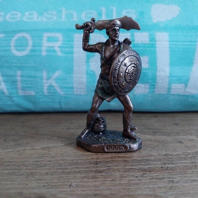 Vintage Norse God's & Goddess Mini Statues Set of 12 - Etsy