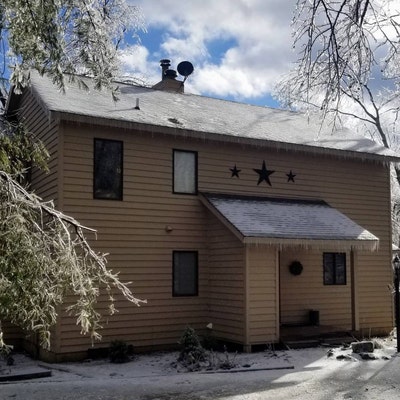 16 32 Solid OR Rustic Black Galvanized Metal Tin Painted Barn Star ...