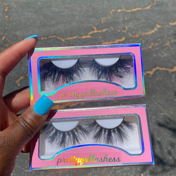 30 (2.625x1") Clear Foil Labels Personalized Lash Stickers, Lip Gloss ...