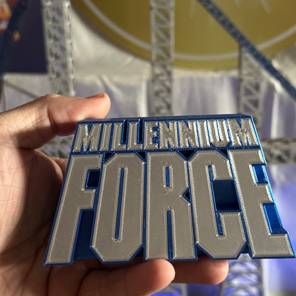 Fury 325 Roller Coaster Entrance Sign Inspired Fan Art Desk Model - Etsy
