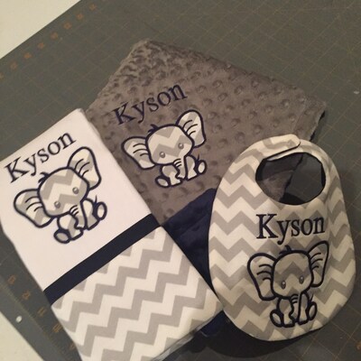 Baby Elephant Applique Machine Embroidery Design, Cute Elephant Machine ...