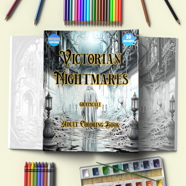 Square Open and Closed Coloring Book Mockup, Open and Closed Coloring ...