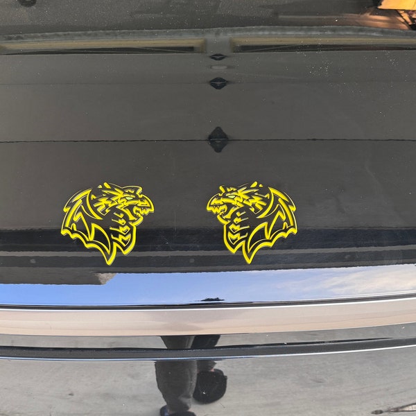 Angry Goat Car Emblem Badge Custom Red Black New - Etsy