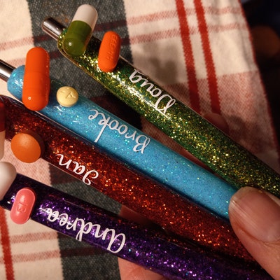 Pharmacy Phrase Glitter Pens Retail Pharmacy Pens Pharmacy Technician ...