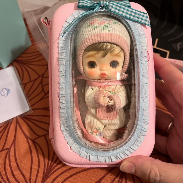 OB11 Doll Carry Bag, Obitsu 11 Doll Container, 1/12 Doll Carry Bag,1:12 ...