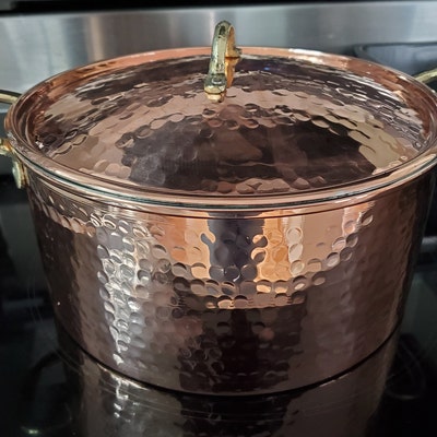 Handmade Copper Pot Turkish Copper Pot Copper Cookware Copper Cooking ...