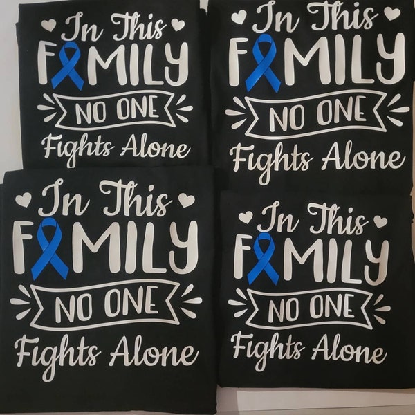 In This Family,no One Fights Alone Svg, Cancer Survivor Svg, Breast ...