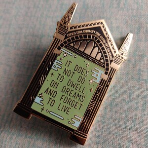 Magic Mirror Hard Enamel Pin Enamel Pin Wizard | Etsy