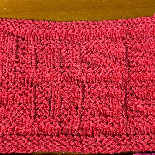 Nose Goes Knit PDF Dishcloth Pattern - Easy Beginner Project - Instant ...