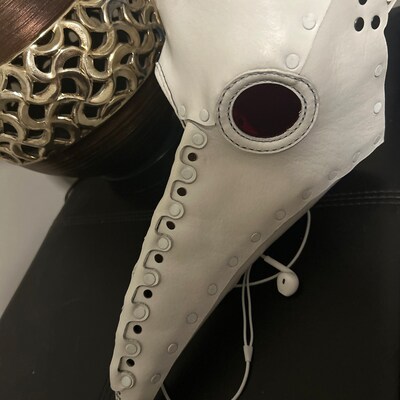 Schnabel Plague Doctor Mask in Leather choose Color - Etsy