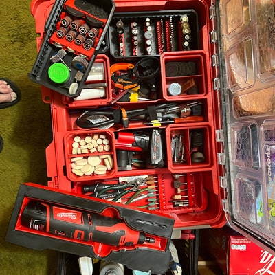 M12 Rotary Tool Ultimate Organization Inserts Kit Milwaukee PACKOUT Box ...