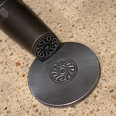 Custom Blacksmith Touchmark Stamp Custom Steel Hand Stamp - Etsy
