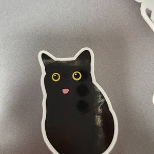 Black Cat Meme Sticker Black Cat Jumping Sticker Jumping Cat - Etsy Canada