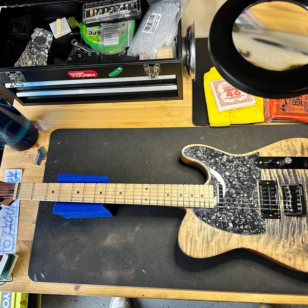 Silver Micro Tune Bridge Tailpiece, High End Custom Shop Music ...