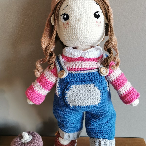 PATTERN: Doll Pugovka, Amigurumi Pattern Doll, Crochet Dol PDF Pattern,pattern Clothes Doll ...