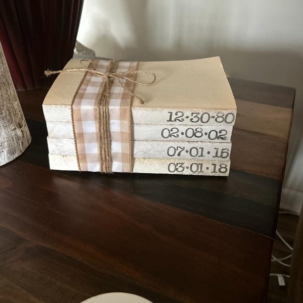 Pray Fast Give Book Stack / Farmhouse Book Stack / Real Books - Etsy